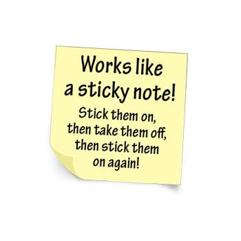 Sticky Photo Frames - 4" X 6" - Clear Plastic - Remove and Reuse ...