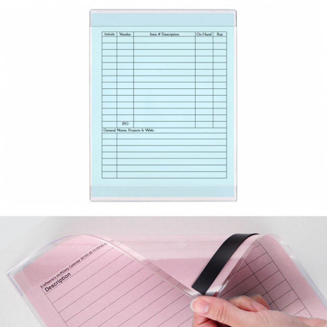 Open Face Document Frame - Magnetic-back - Letter Size - 8 1/2" X 11 ...