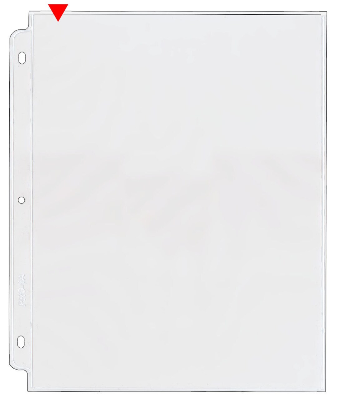 Photo / Insert Page for 3-ring Binders - Archival-safe Plastic - One 8 ...