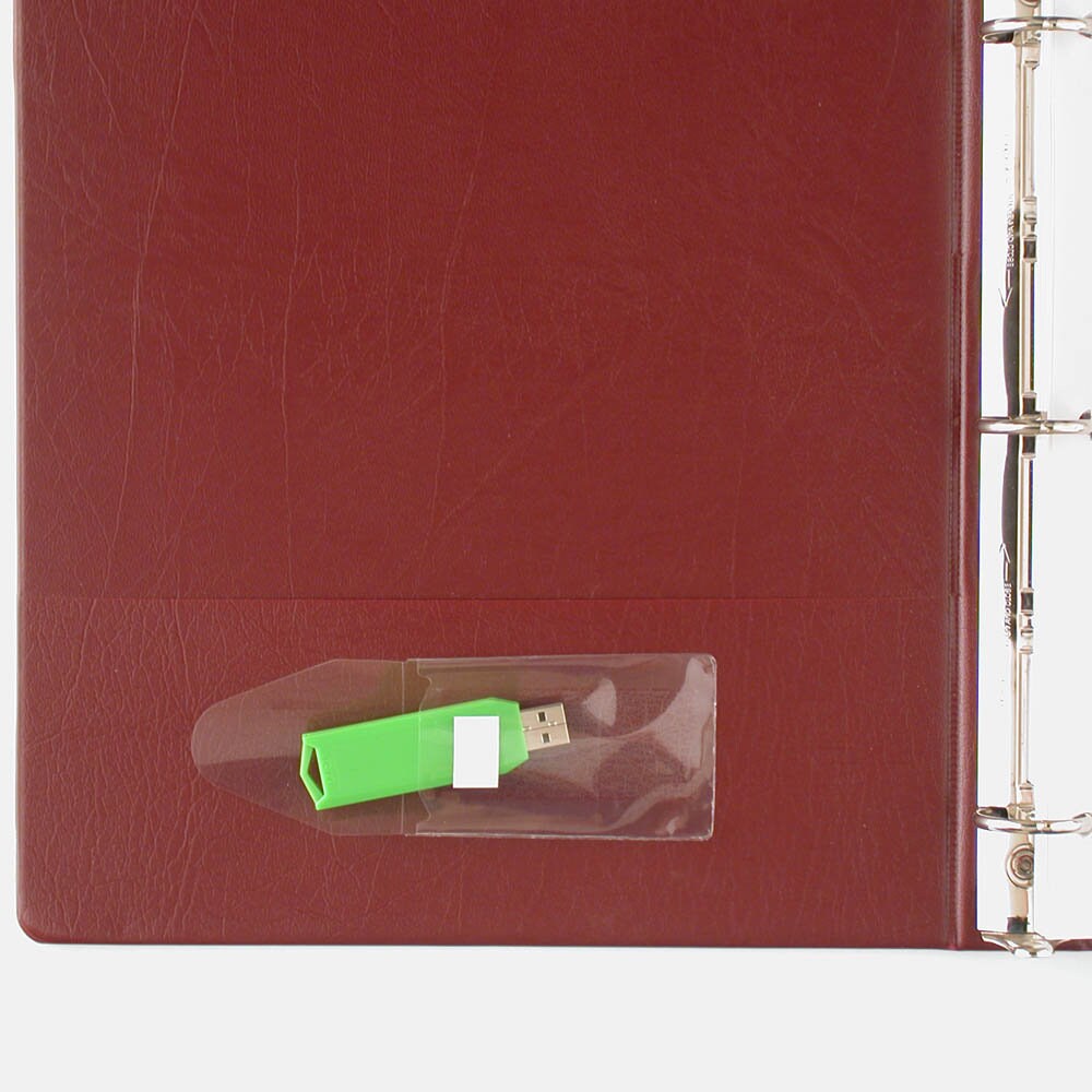 Storesmart USB Flash Drive Holders Peel & Stick Strip With Resealable ...