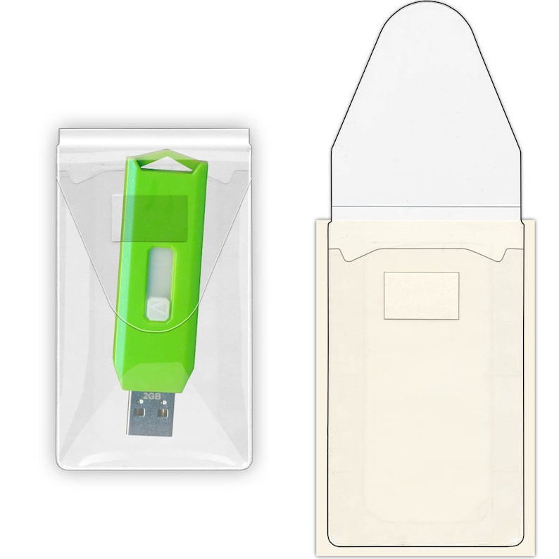 Storesmart - USB Flash Drive Holders - Peel & Stick Strip With ...