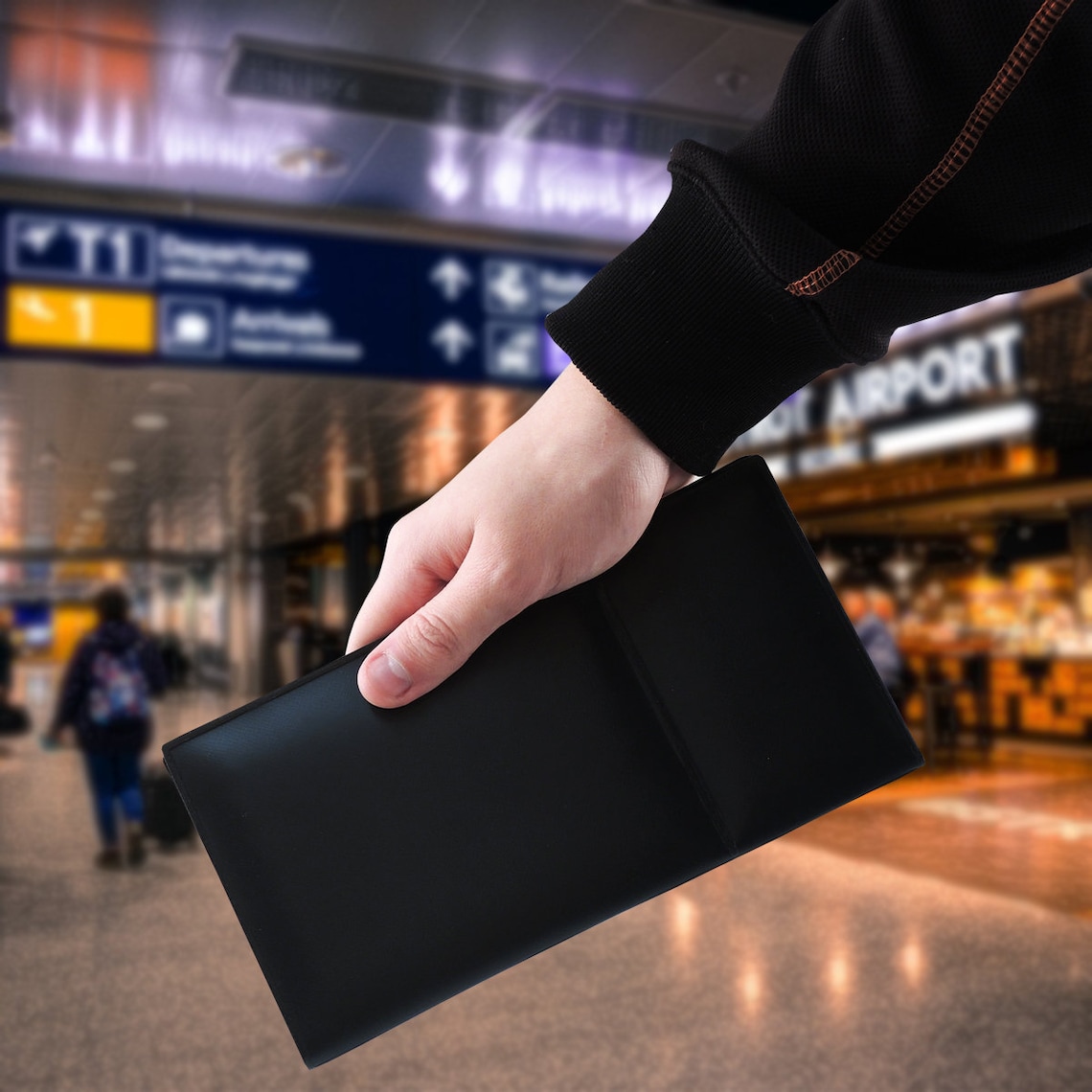 Storesmart Four Pocket Plastic Passport Holder Black - Etsy