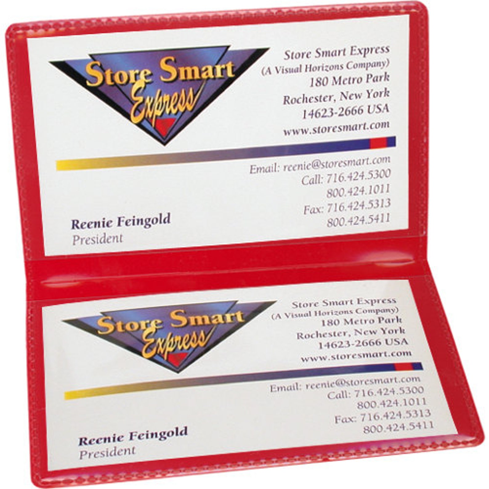 Plastic Folding Business Card Holders 100 pack | Etsy