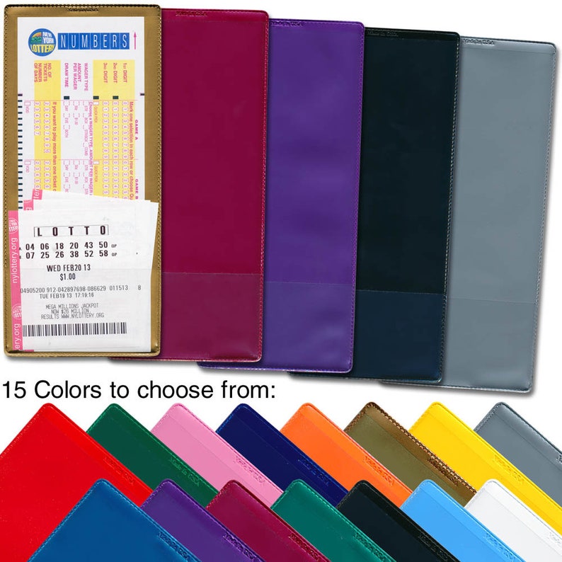 Storesmart - Lotto Ticket Holders 5-pack - Plastic - Midnight Madness ...