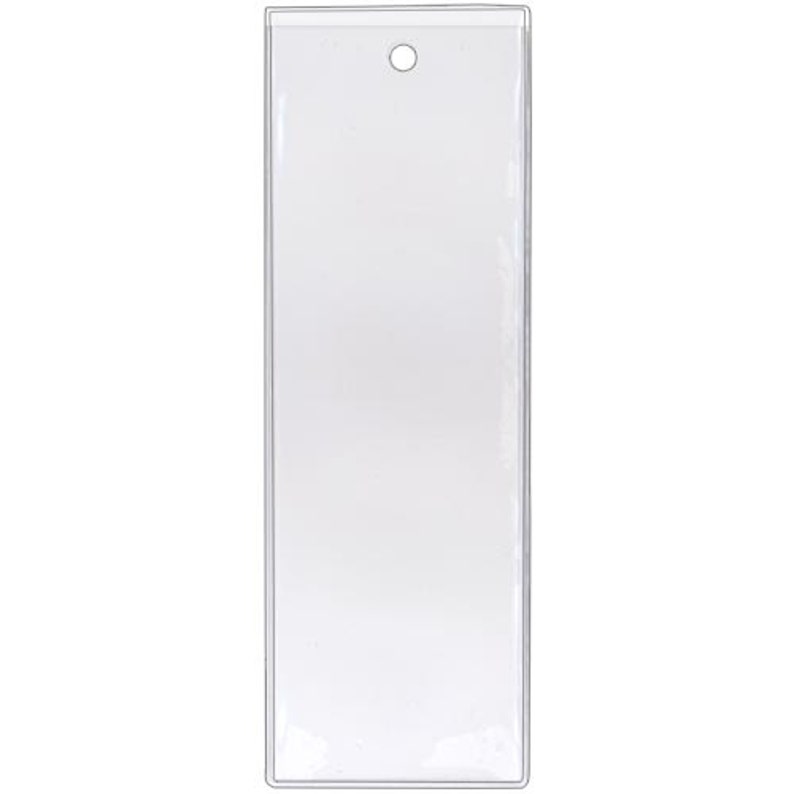 Plastic Bookmark Covers With Tassle Hole Clear Plastic - Etsy