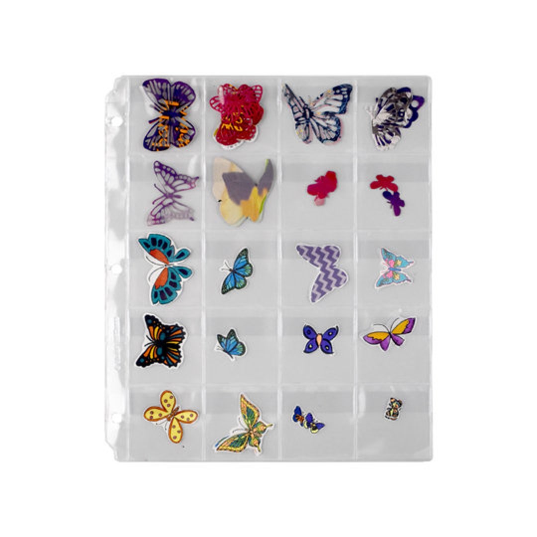 20 Pocket Binder Page With Flaps - Scrapbooking, Cardmaking and ...