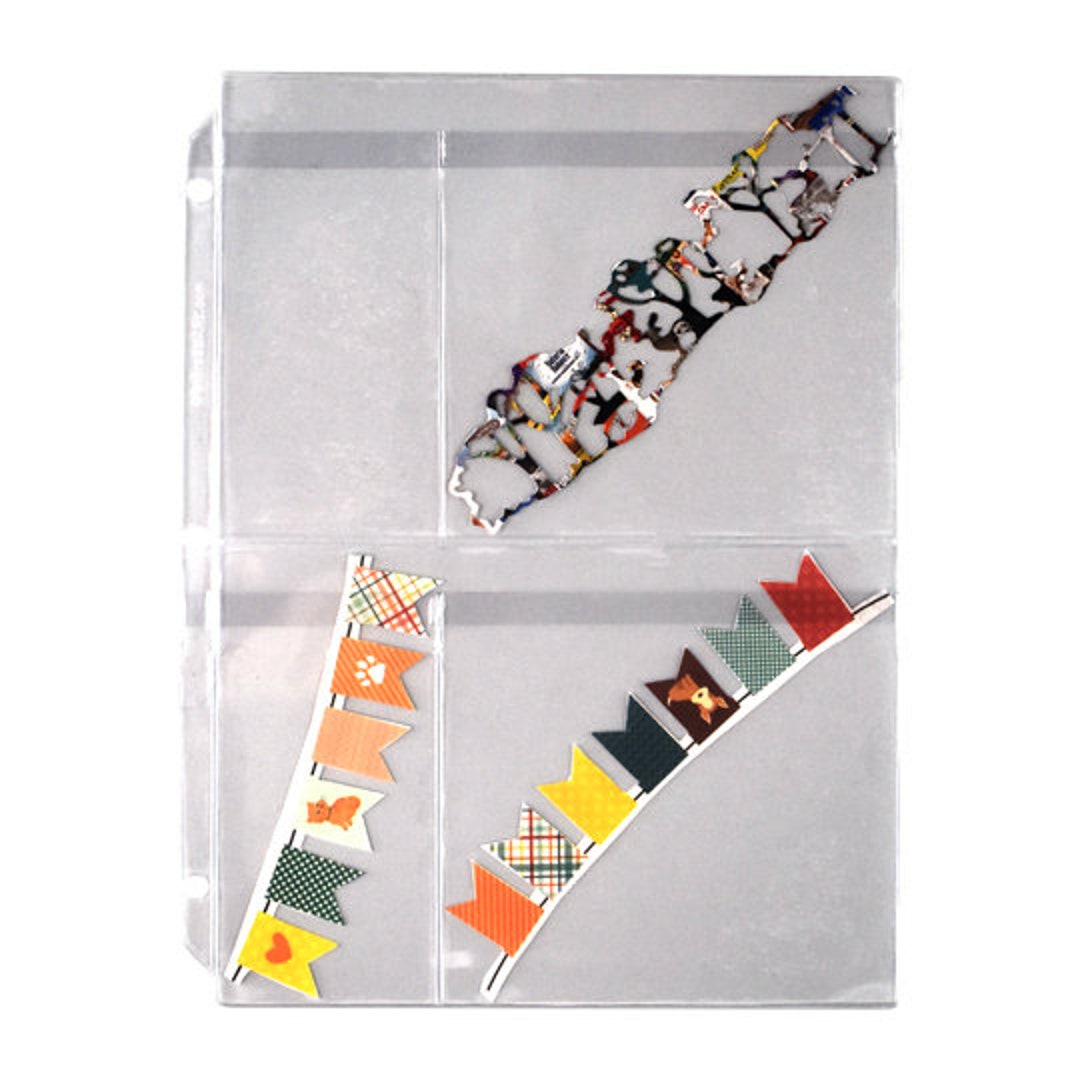 Multi-size Pocket Binder Page With Flaps - Scrapbooking, Cardmaking ...