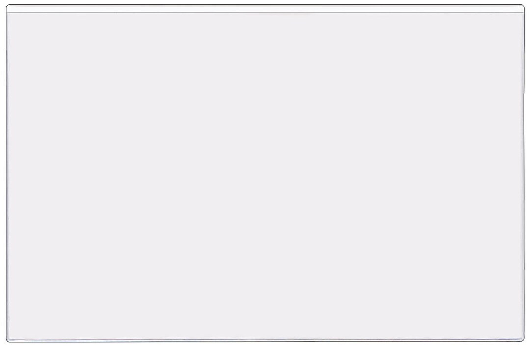 Storesmart Vinyl Plastic Pocket - 11" X 17" - Open Long Side ...