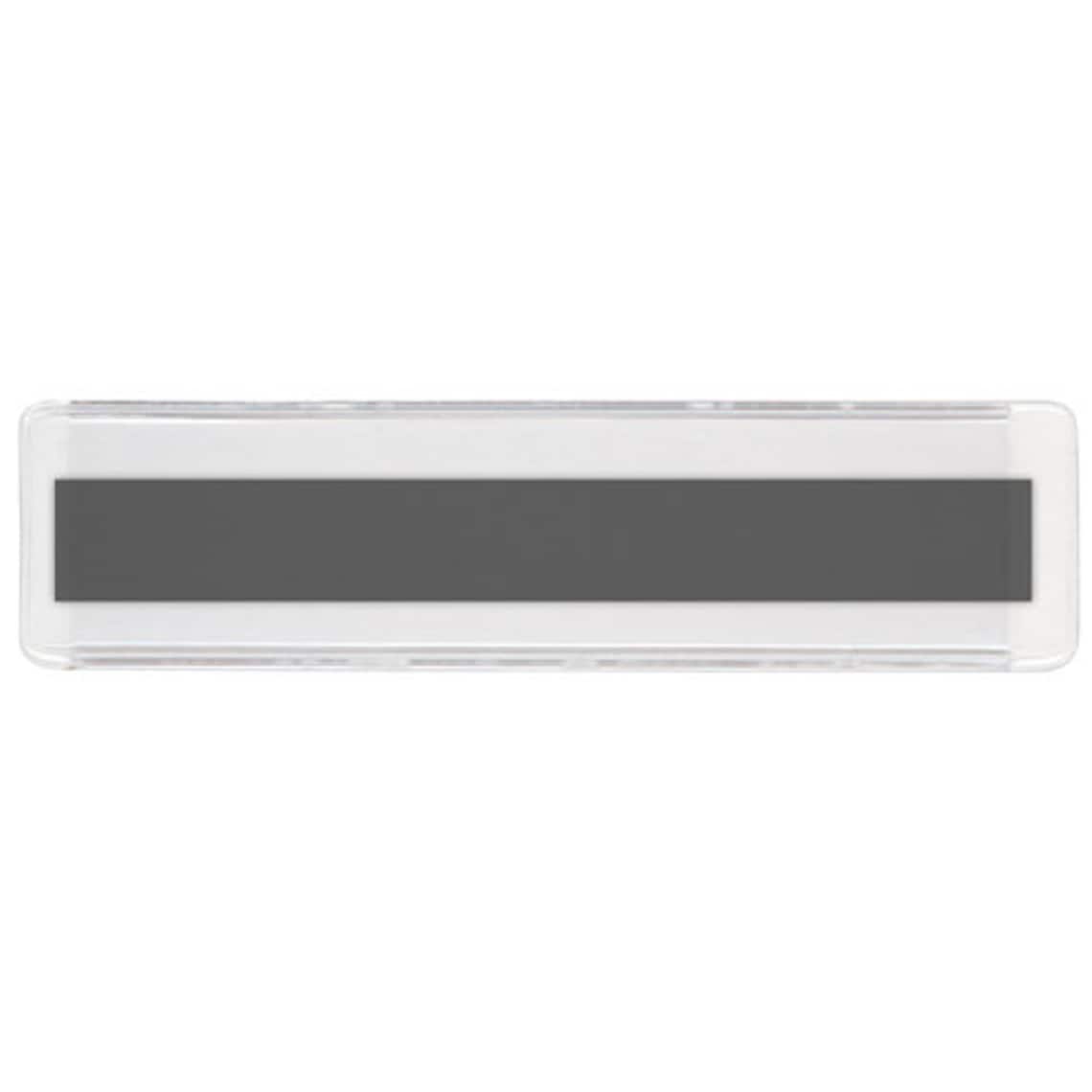 STORE SMART Clear Plastic Shelf Tag/label Holder Magnetic Back 1 X 4 ...