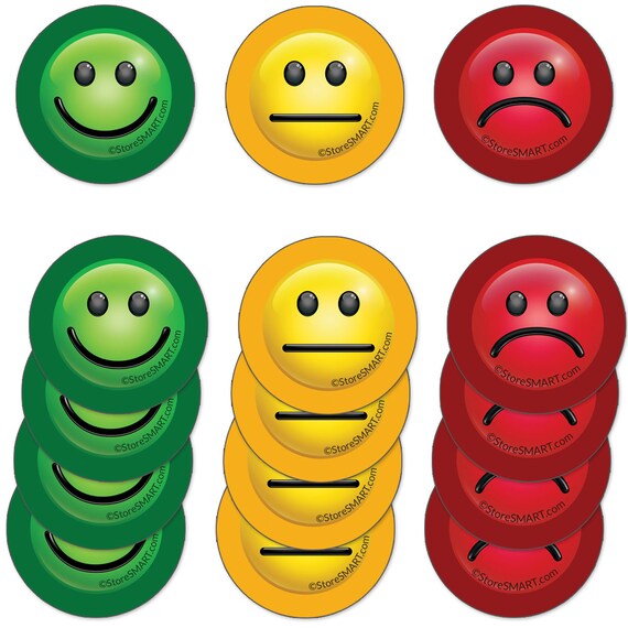 1 Mood Magnets Smiley Faces Variety Pack FACE1-VP - Etsy