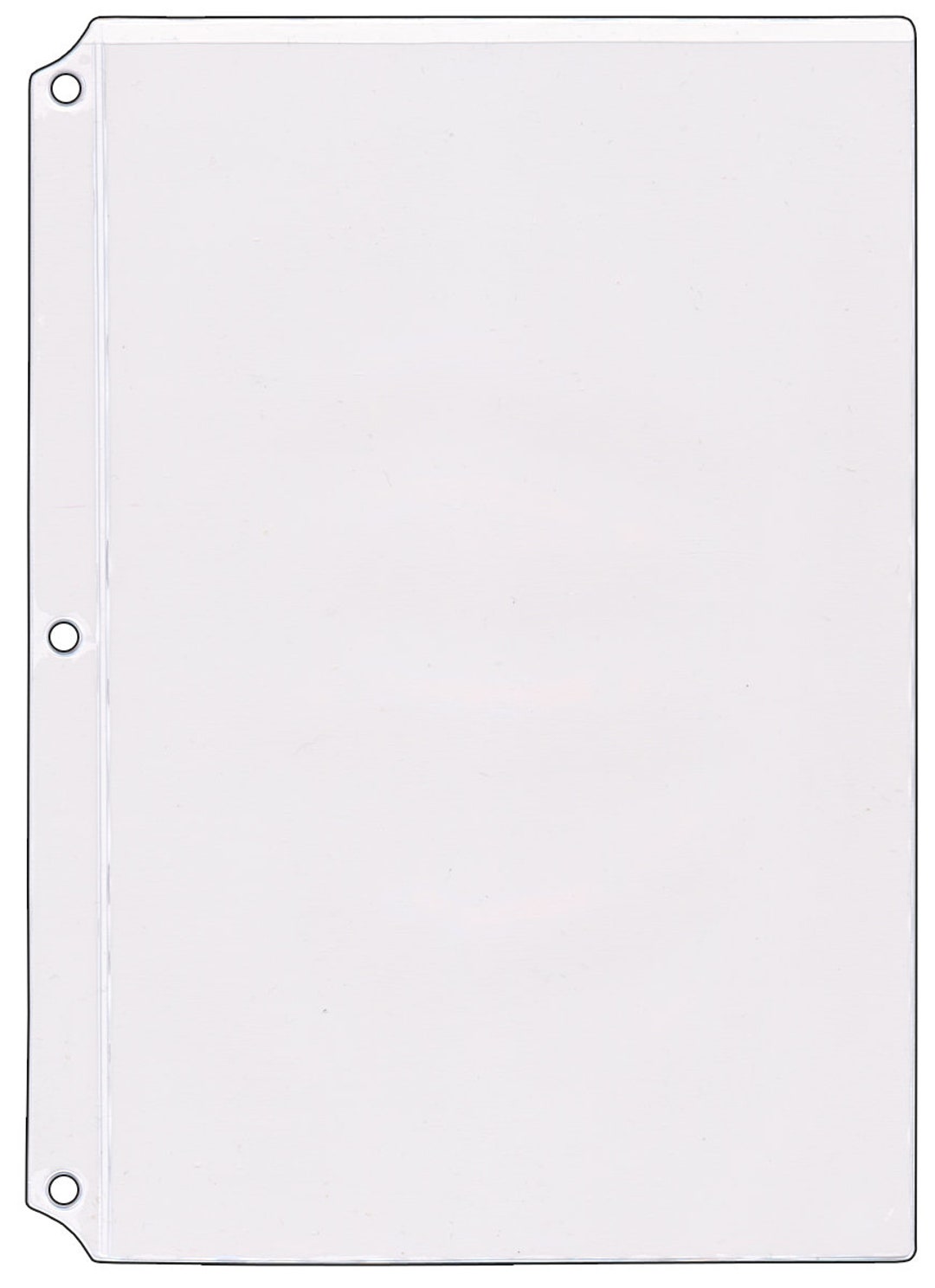 Storesmart - Plastic Sheet Protectors - 6 1/8" X 9 1/4" - Open Short ...