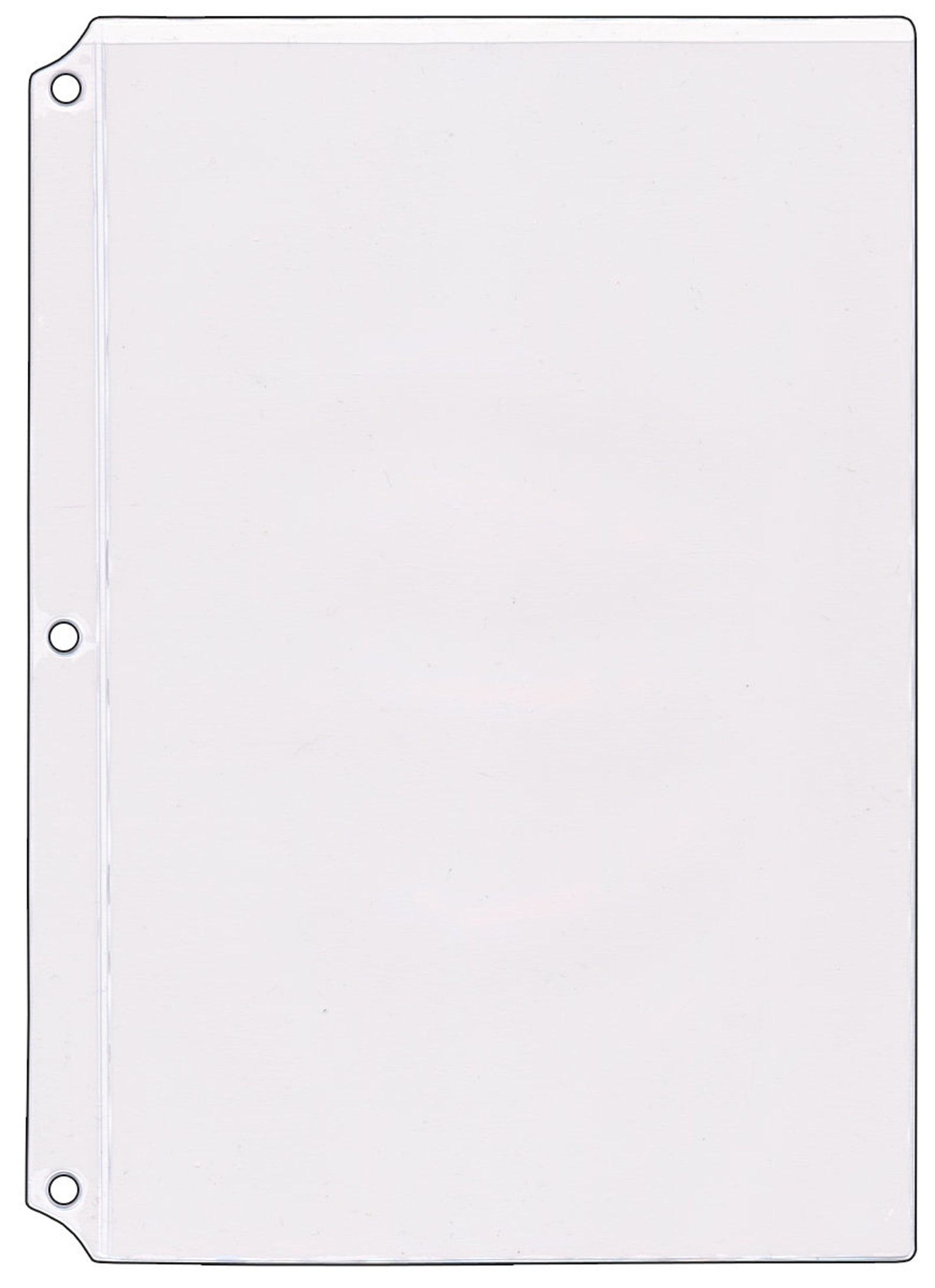 Storesmart - Plastic Sheet Protectors - 6 1/8" X 9 1/4" - Open Short ...