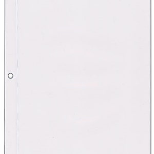 Storesmart - Plastic Sheet Protectors - 6 1/8" X 9 1/4" - Open Short ...