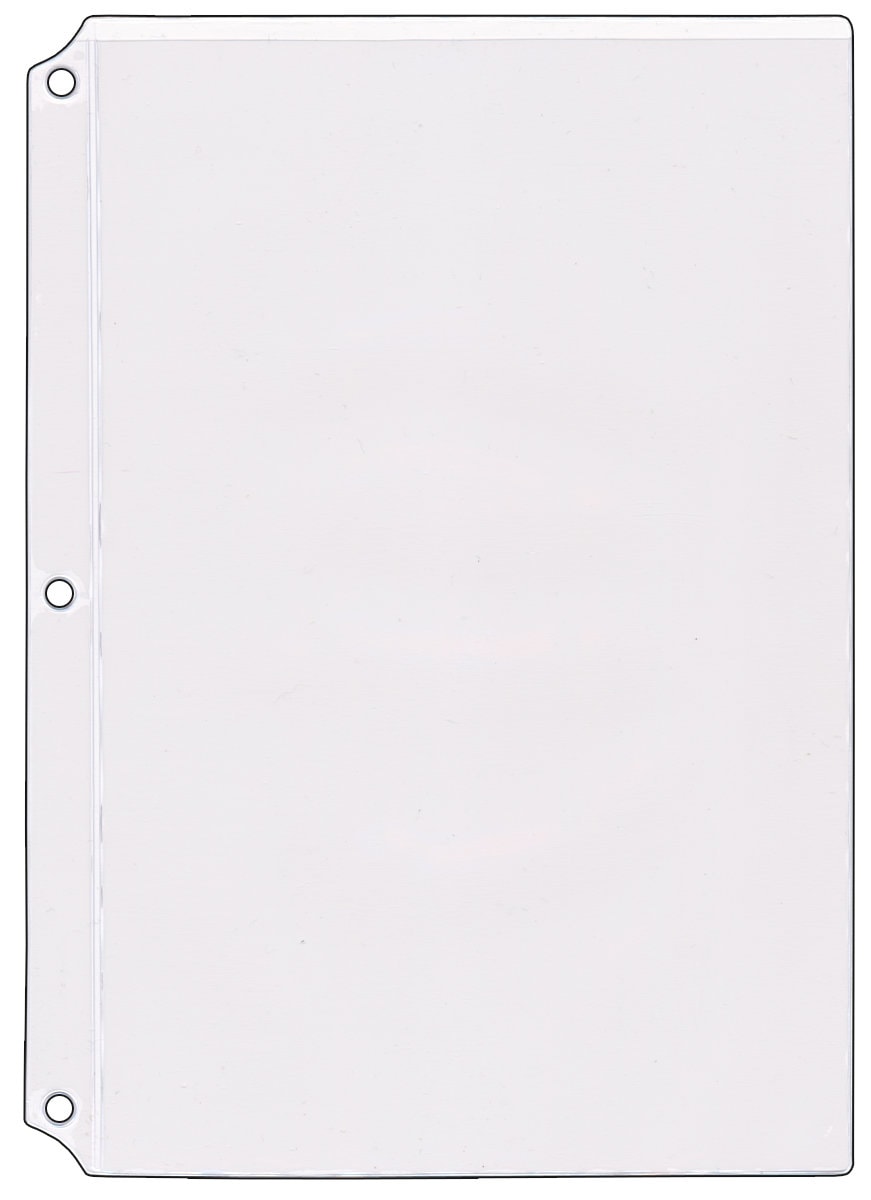 Storesmart - Plastic Sheet Protectors - 6 1/8" X 9 1/4" - Open Short ...