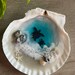 Mini Beach Scene in Clam Shell Mini Ocean Scene Sea Turtle - Etsy
