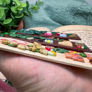Polymer Clay Bookshelf Bookmark, Book Lover Gift, Book Accessories ...