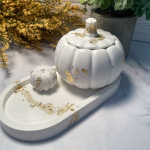 Fall Decorative Tray, White Aesthetic, Trinket Tray,jewelry Tray ...