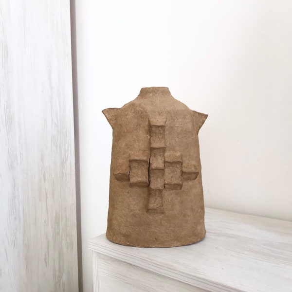 Large Paper Mache Vase - Etsy