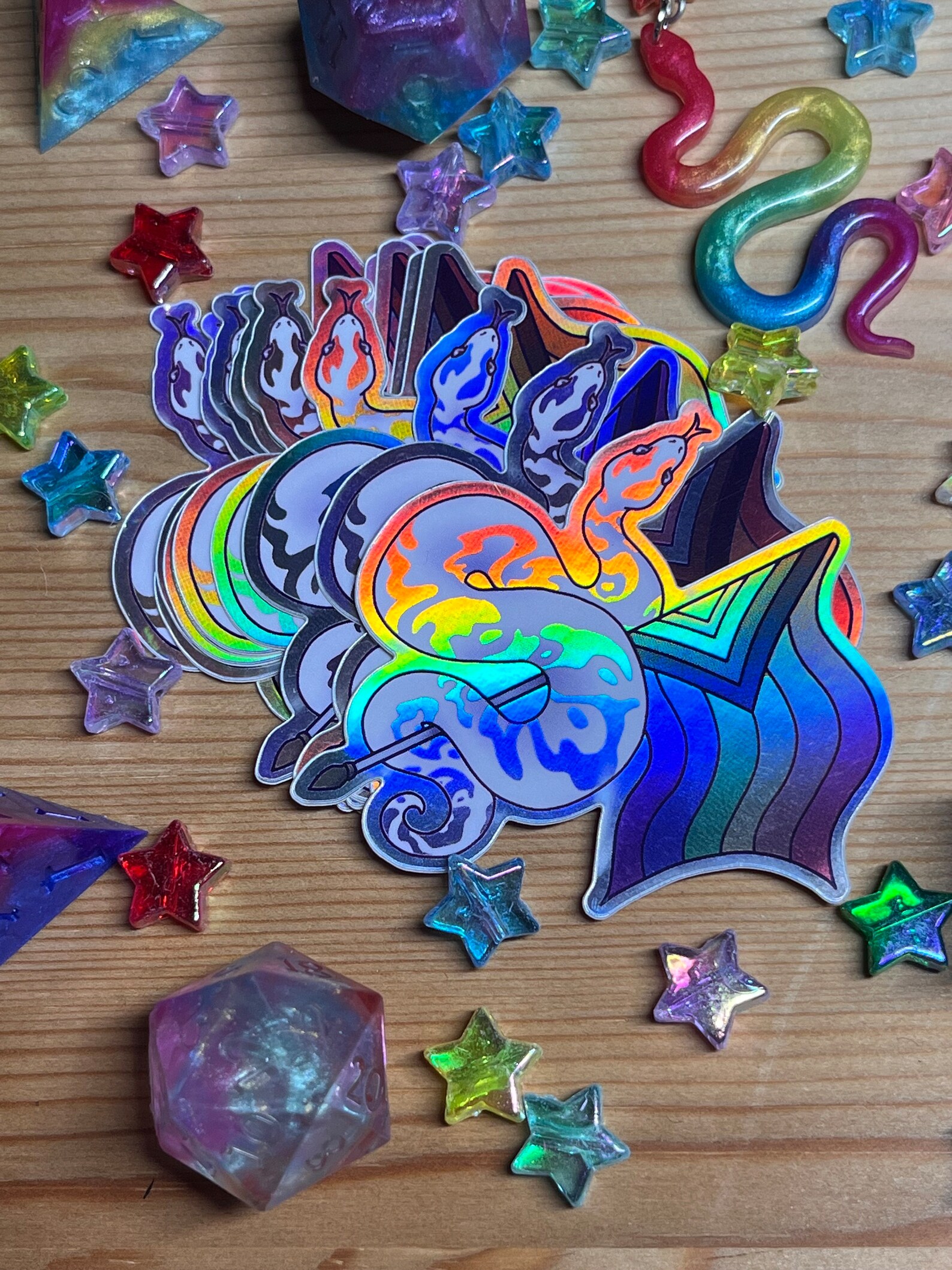 Snake Pride Sticker Progress Flag Holo - Etsy