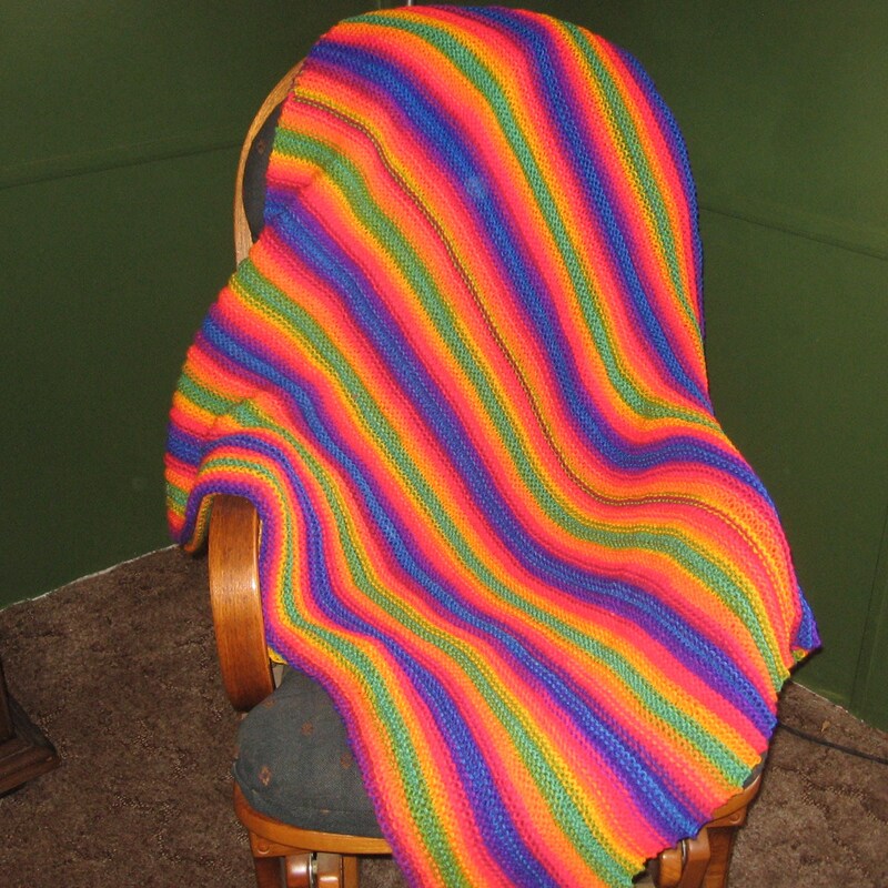 Multi Colored Throw - Etsy