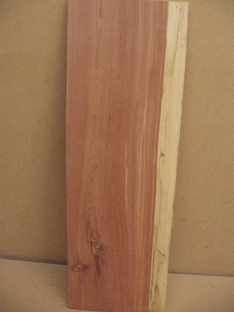 Spalted Edge Red Cedar Board With Great Color. - Etsy