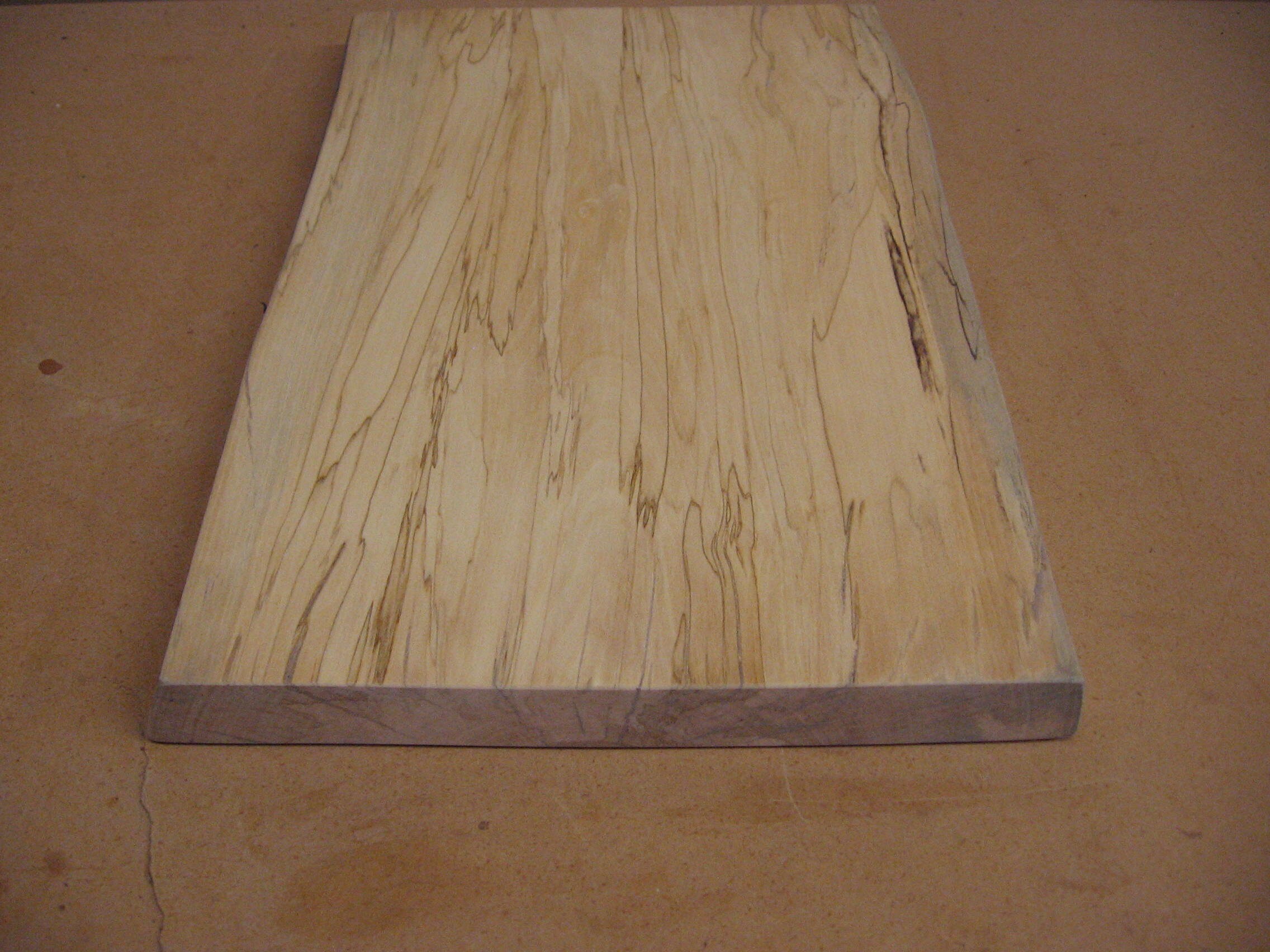 Spalted gum board with good color lines and a knot patched | Etsy