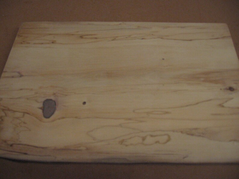 Spalted gum board with good color lines and a knot patched | Etsy