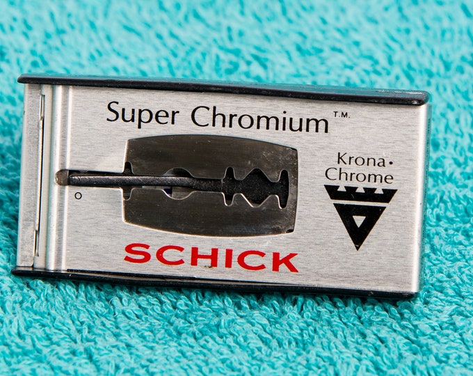 Vintage 1950s Schick Double Edge Safety Razor Blades Dispenser Pack - Etsy