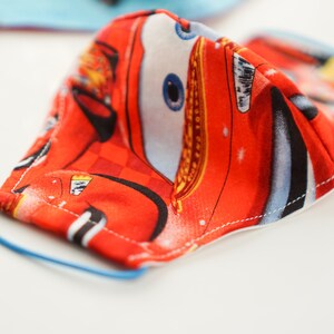 Lightning Mcqueen Face Mask for Children - Etsy