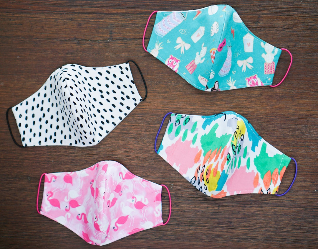 Girl's Face Masks - Etsy