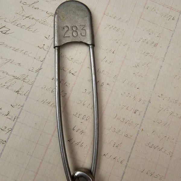 Antique Safety Pin - Etsy