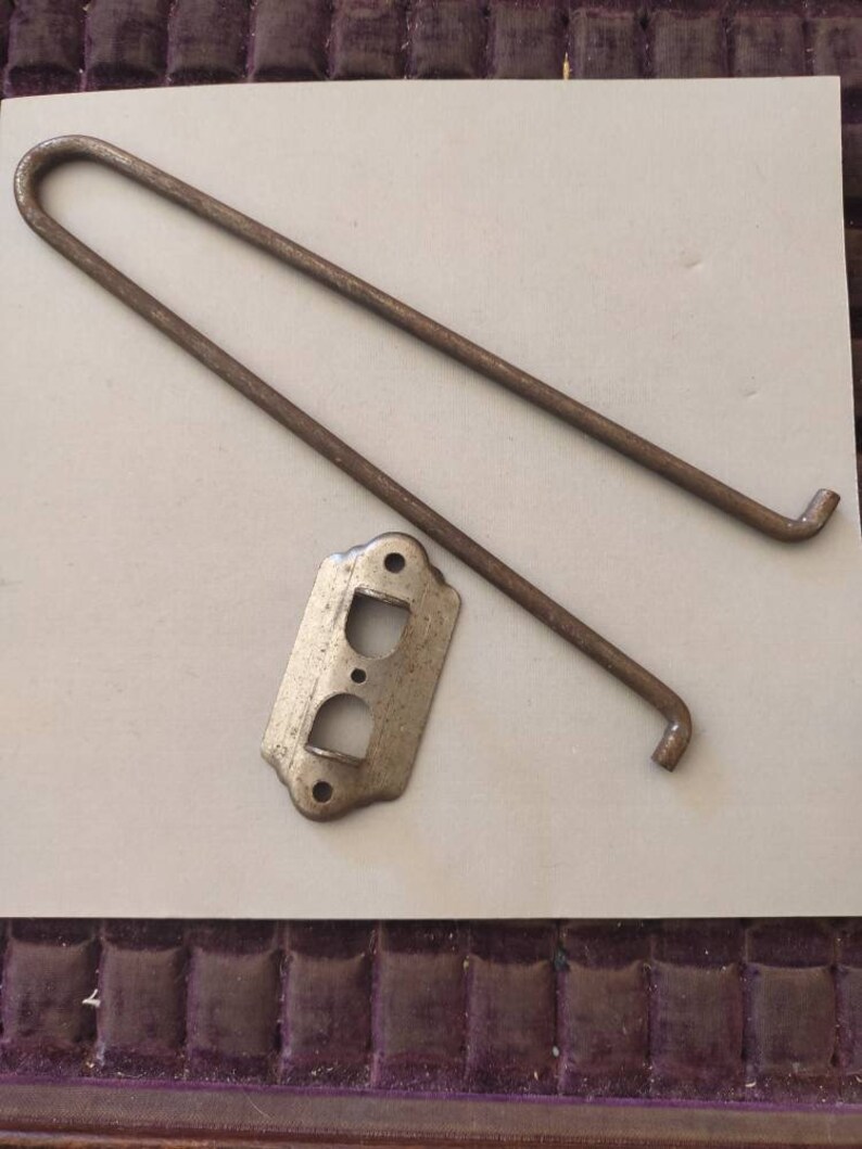 Vintage Mid Century Metal Swinging Towel Bar Cabinet Hanger - Etsy