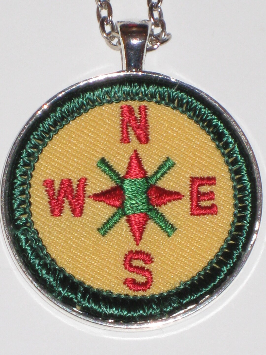 Compass Necklace Girl Scout Badge Jr Jade Finding Your Way Authentic ...