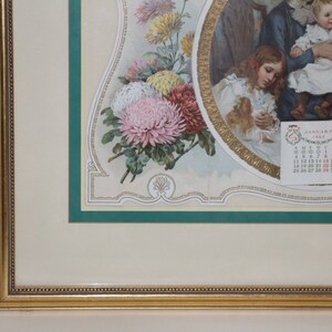 1903 Large Victorian Standee Calendar Beautifully Framed - Etsy