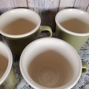 1950s 6 Vintage Genuine Taylor Mug Usa Olive Outside Cream - Etsy