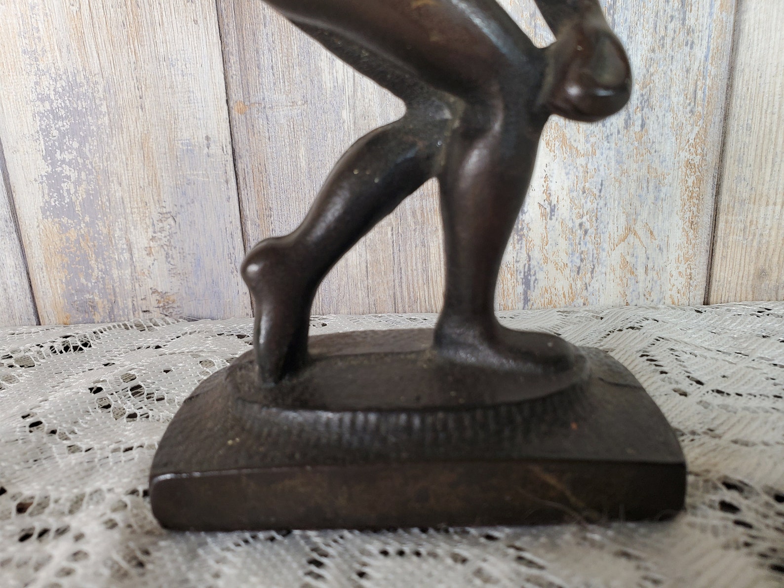 C1920s Antique Single Art Deco Littco Cast Iron Discus Thrower - Etsy