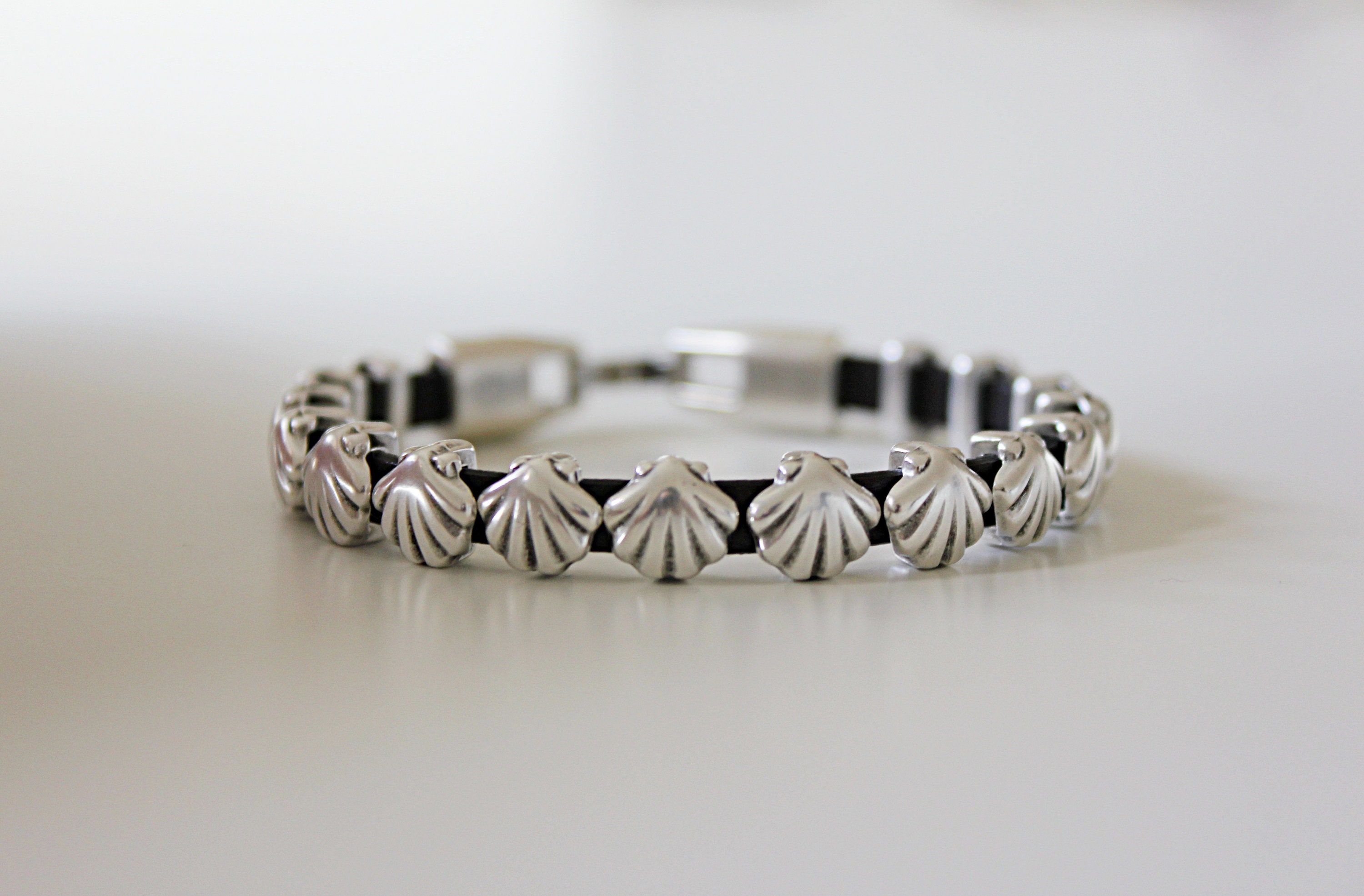 CAMINO De Santiago Bracelet LEATHER Bracelet PILGRIM - Etsy