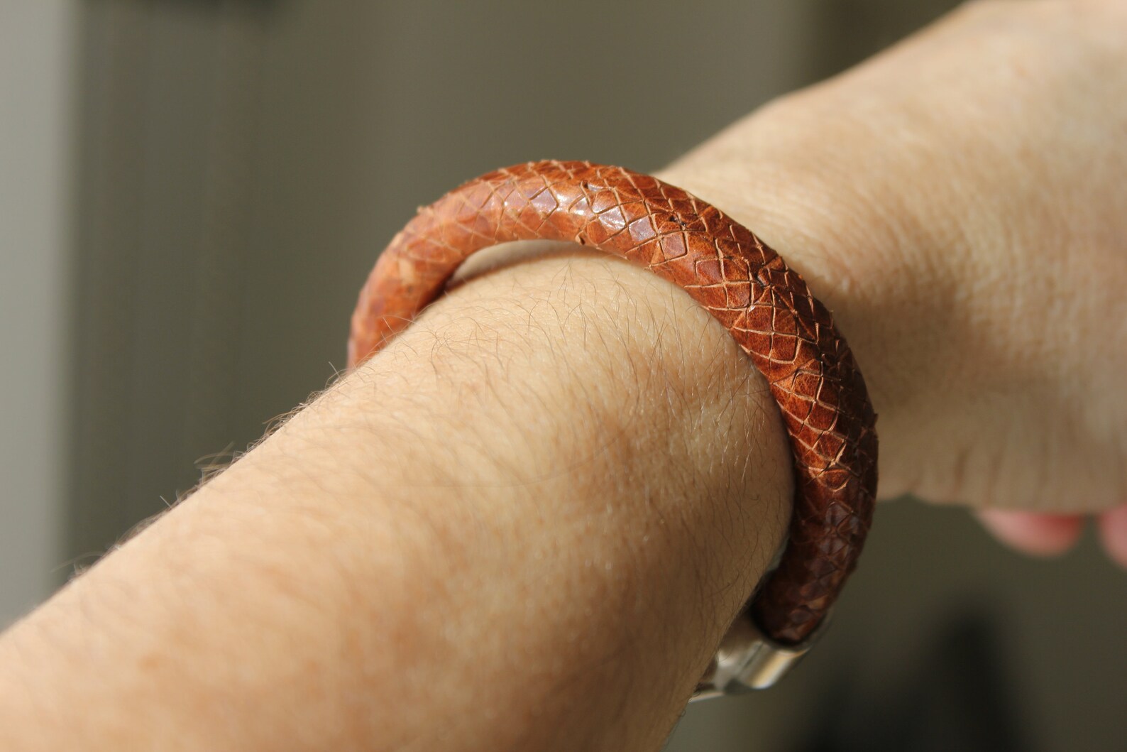 MEN Leather BRACELET CAMEL Bracelet Etsy Bracelet for Men - Etsy