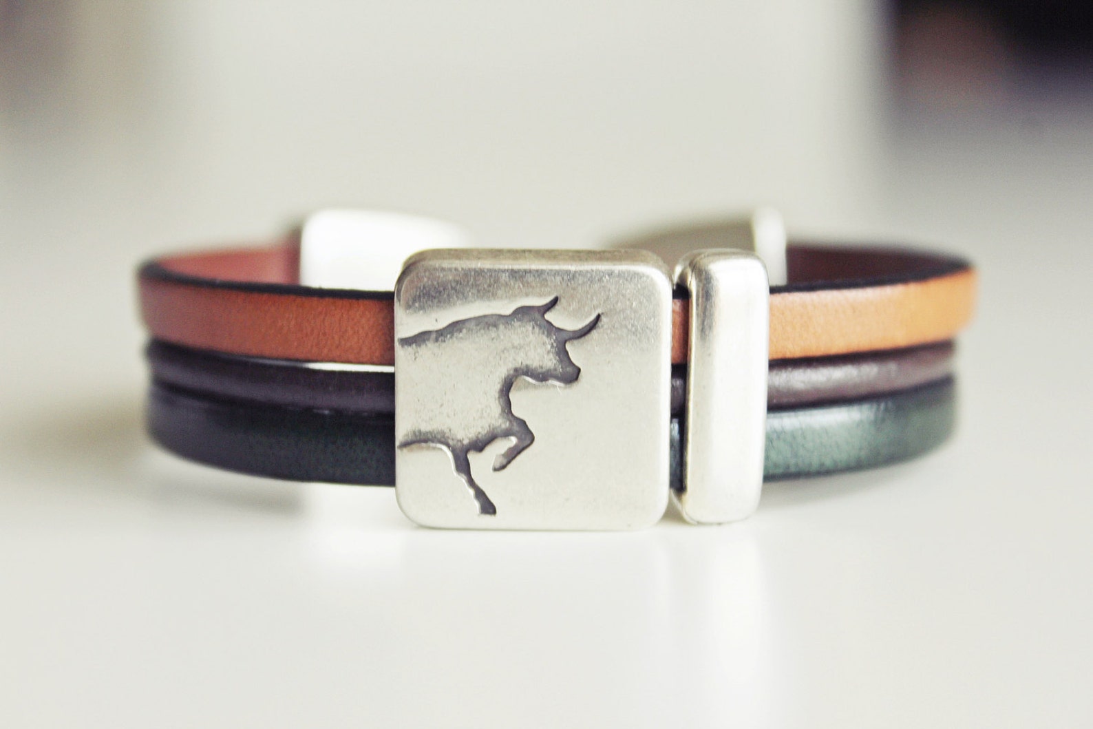 BULL BRACELET SPANISH Souvenir Men Bracelet Rodeo Bull | Etsy