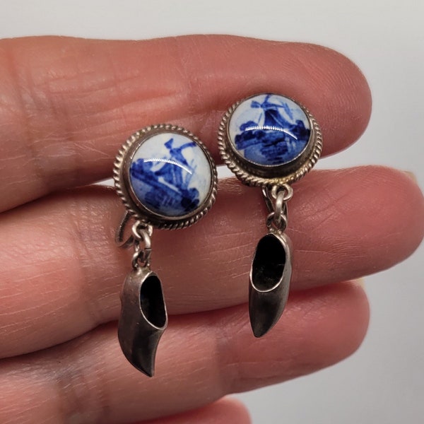 Delft Earrings - Etsy