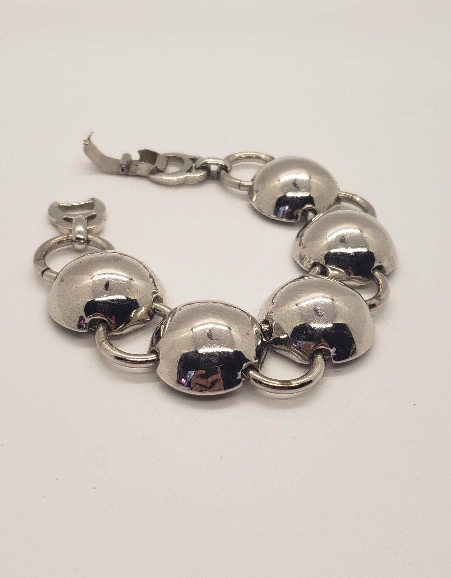 Mid-century Modern Design Vintage Sperry Orb Link Bracelet - Etsy