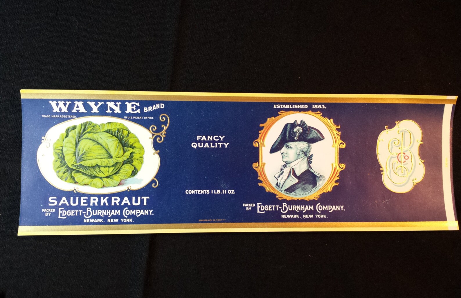 Set of 4 Vintage Advertising Canning Labels 1890-1920s (unused New Old ...