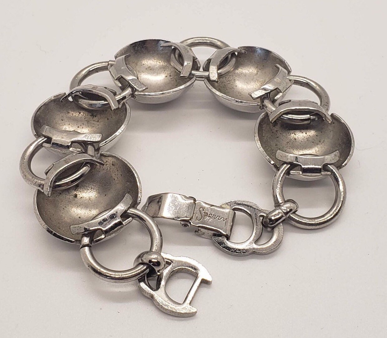 Mid-century Modern Design Vintage Sperry Orb Link Bracelet - Etsy