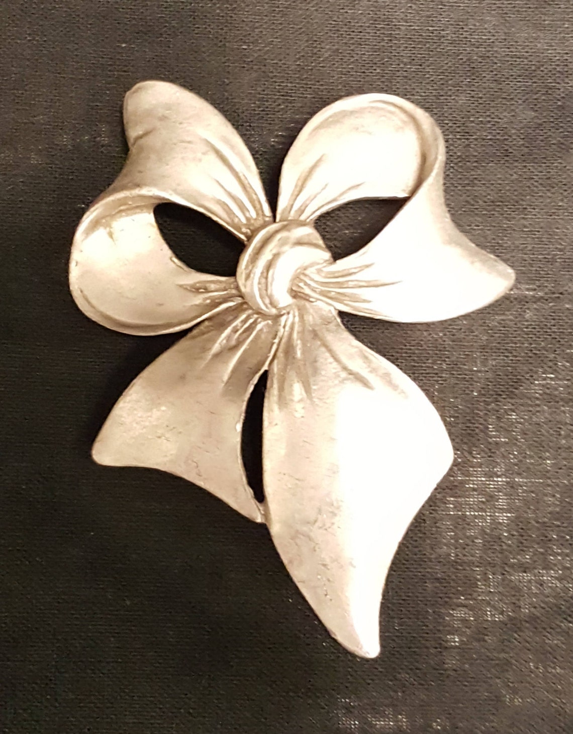 Pewter Bow Brooch by 1988 Seagull Pewter Nova Scotia Canada - Etsy