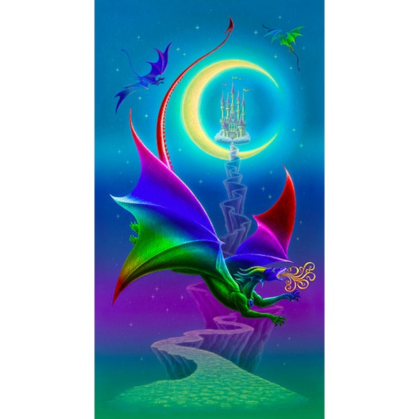 Dragon Fabric Panels - Etsy