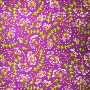 Purple Fabric With Flowers Timeless Treasures Samarra - Etsy