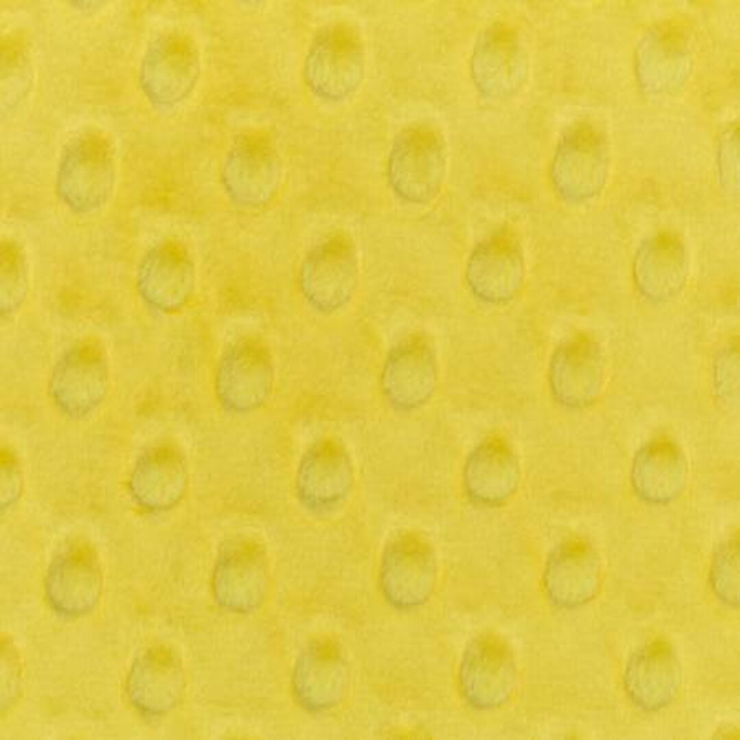 Yellow Cuddle Solid Fabric - Shannon Fabrics - Cuddle Dimple in Canary ...