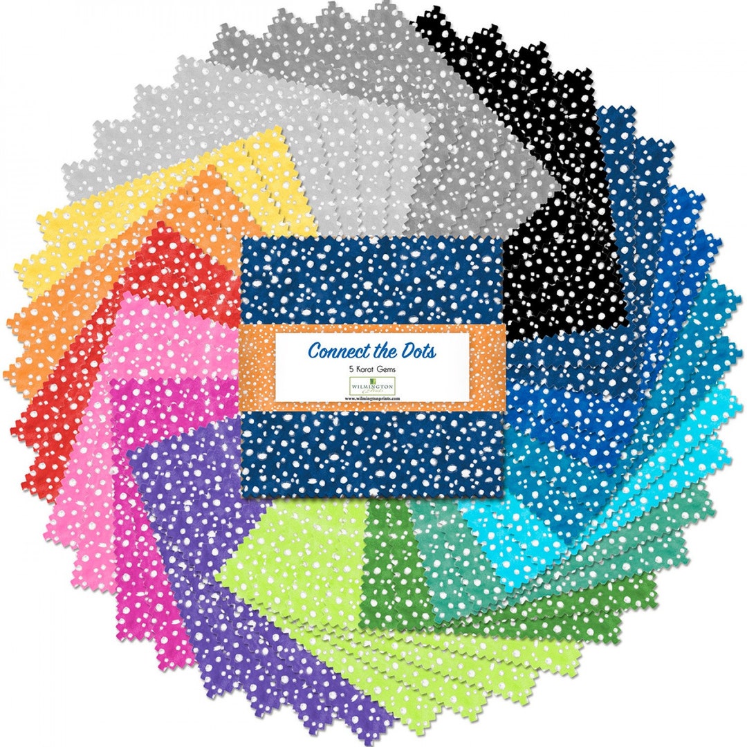Essentials Basics - 5 Inch Squares - Connect the Dots - 42 Pieces per ...