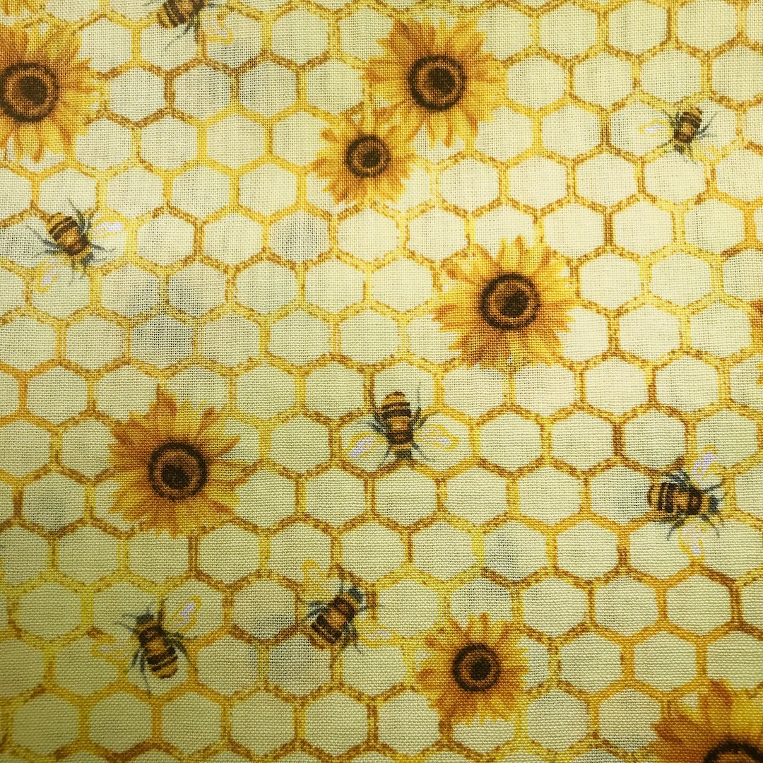 Beehive Fabric - Hi Fashion Fabrics - 100% Cotton - Fabric by the Yard ...