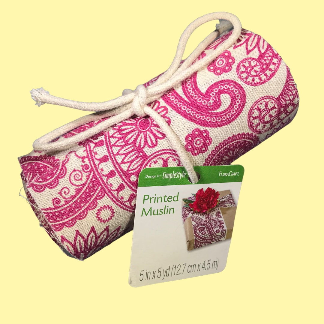 Printed Muslin - 5" by 5 Yards - Roll of Printed Muslin. - Etsy